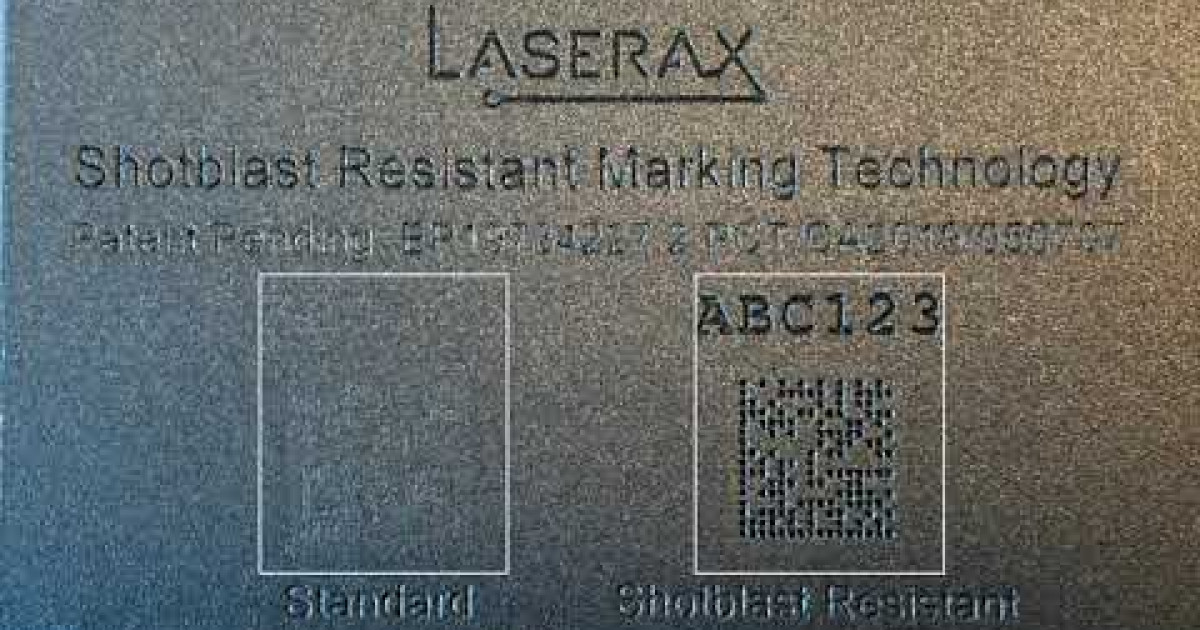 Shotblast Resistant Laser Marking | Laserax